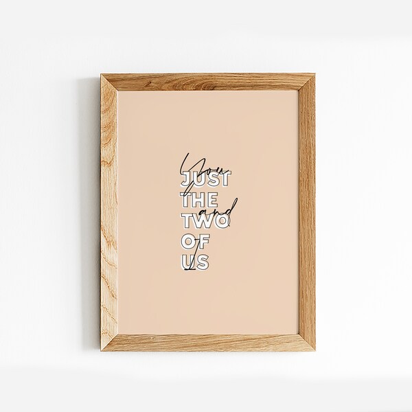 Just Us Two - Etsy