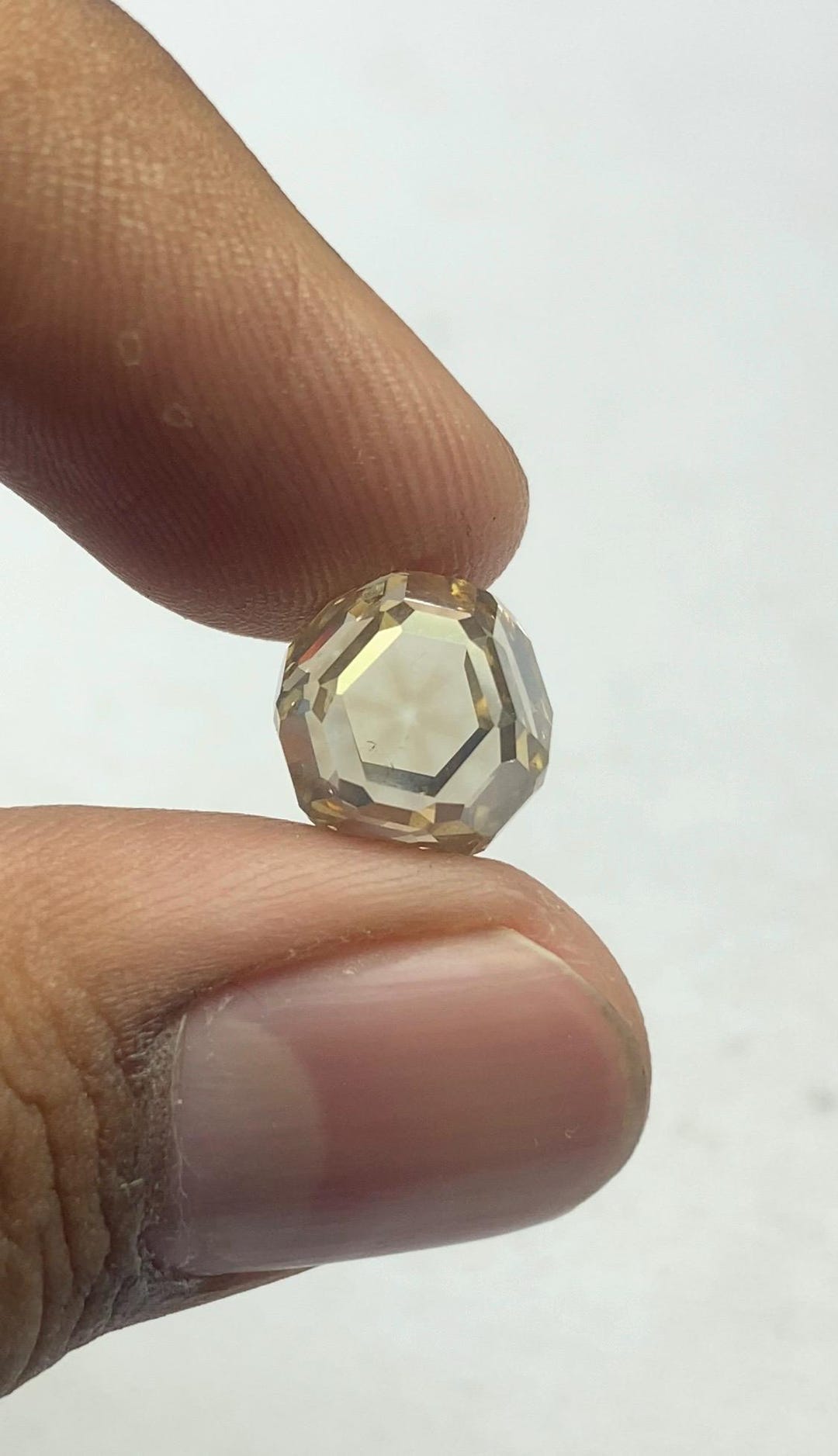 10.69 Ct. Natural Loose Football Cut Zimbabwe Mine Diamond for Special ...