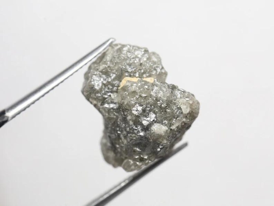 14.60 Ct. Natural African Rough Diamond: Unpolished Grey Diamond - Etsy