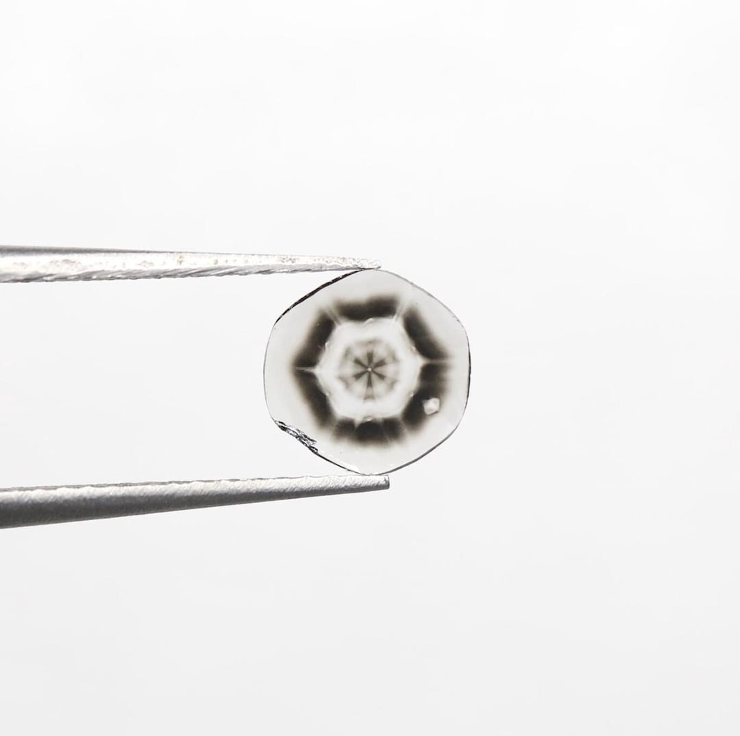 0.24 Ct. Trapiche Diamond. Rare Collectable Perfect Trapiche Diamond ...