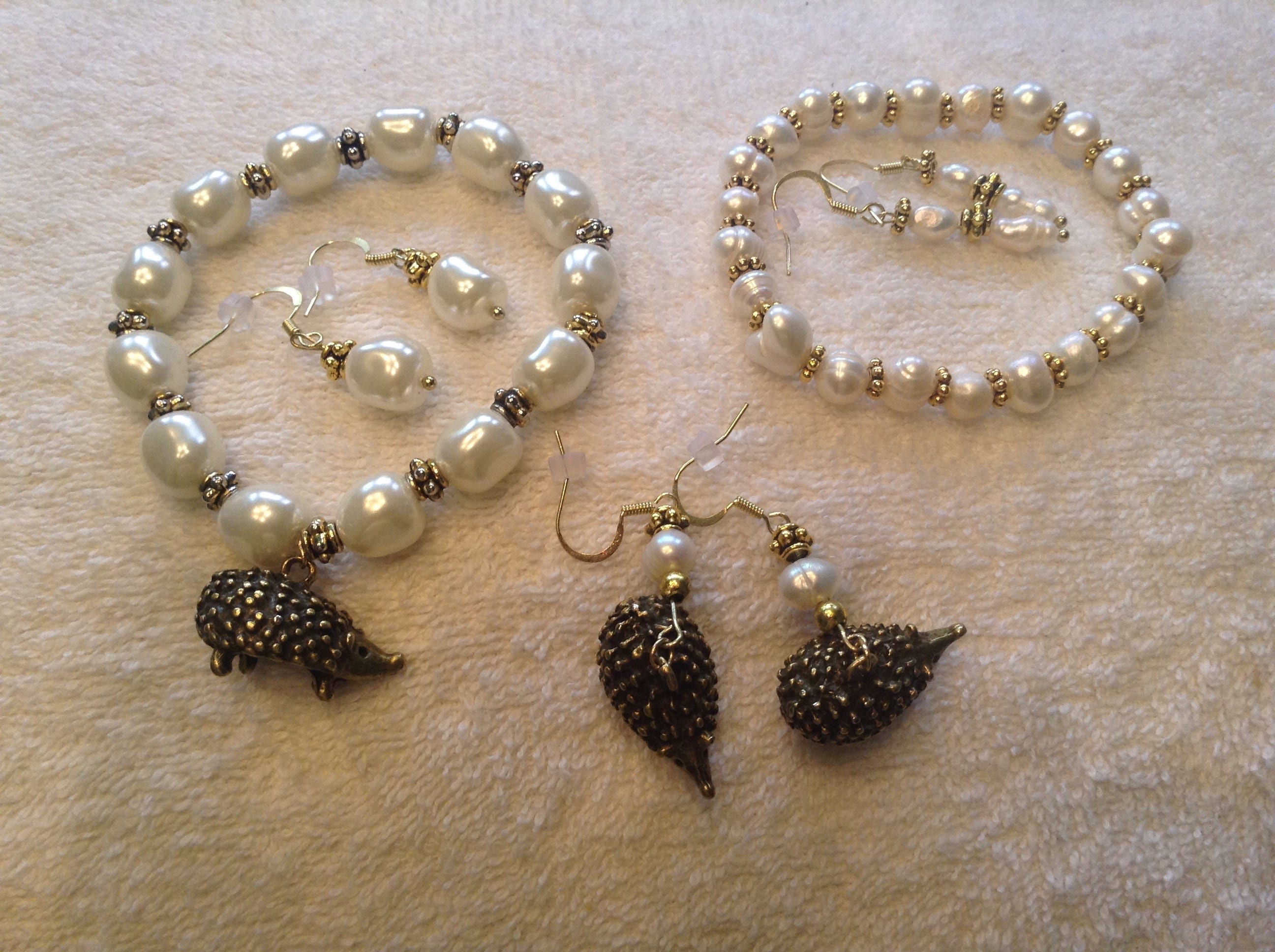 Outlander Inspired, Book 1 Ellen's Pearls Large, Faux Pearl Bracelet ...