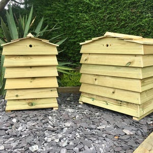 Cute Beehive Style Garden Storage Compost Bin | Ornamental Composter ...