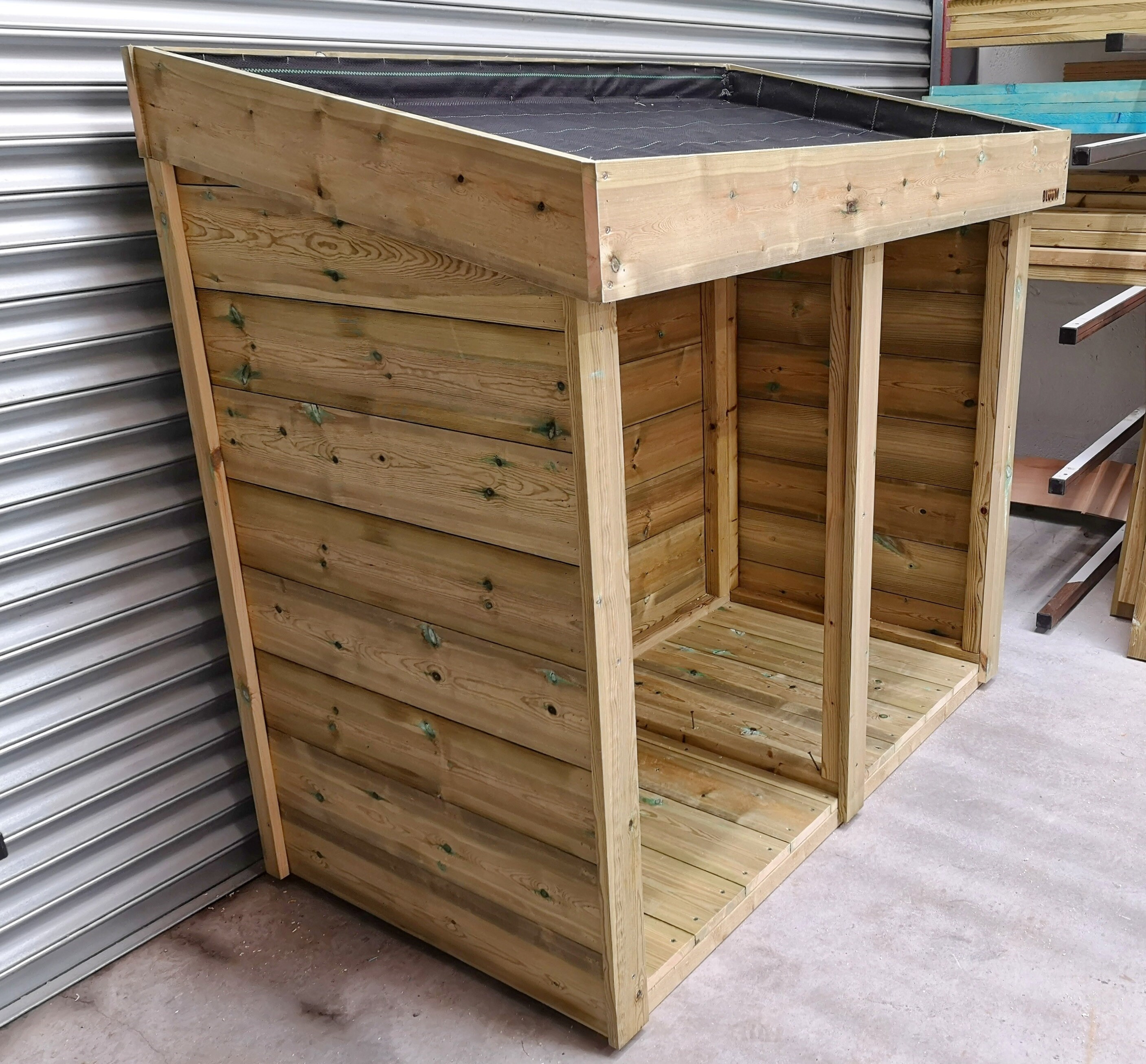 General Garden Storage Unit With Green Roof Planter - Etsy