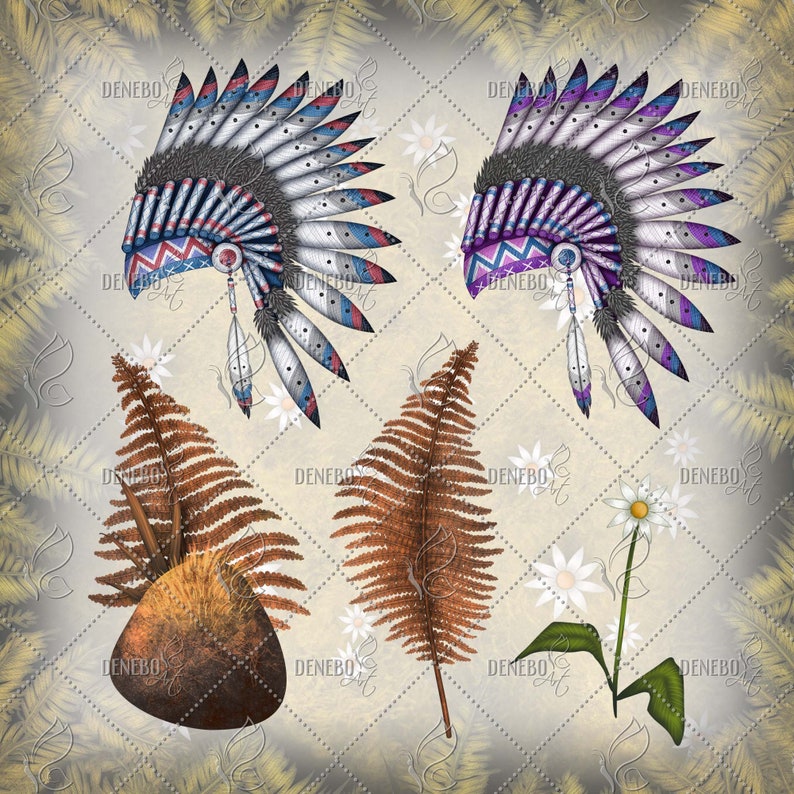 Autumn Clipart Fall Clip Art Native American Clipart Tribal Clip Art ...