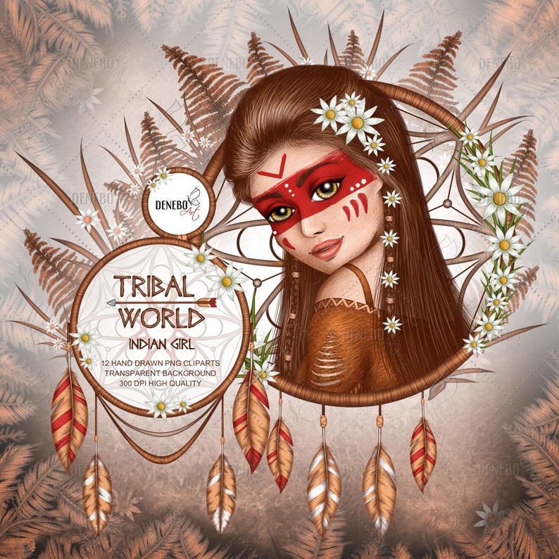 Indian Girl Clipart Native American Clip Art Black Girl Png Fashion ...