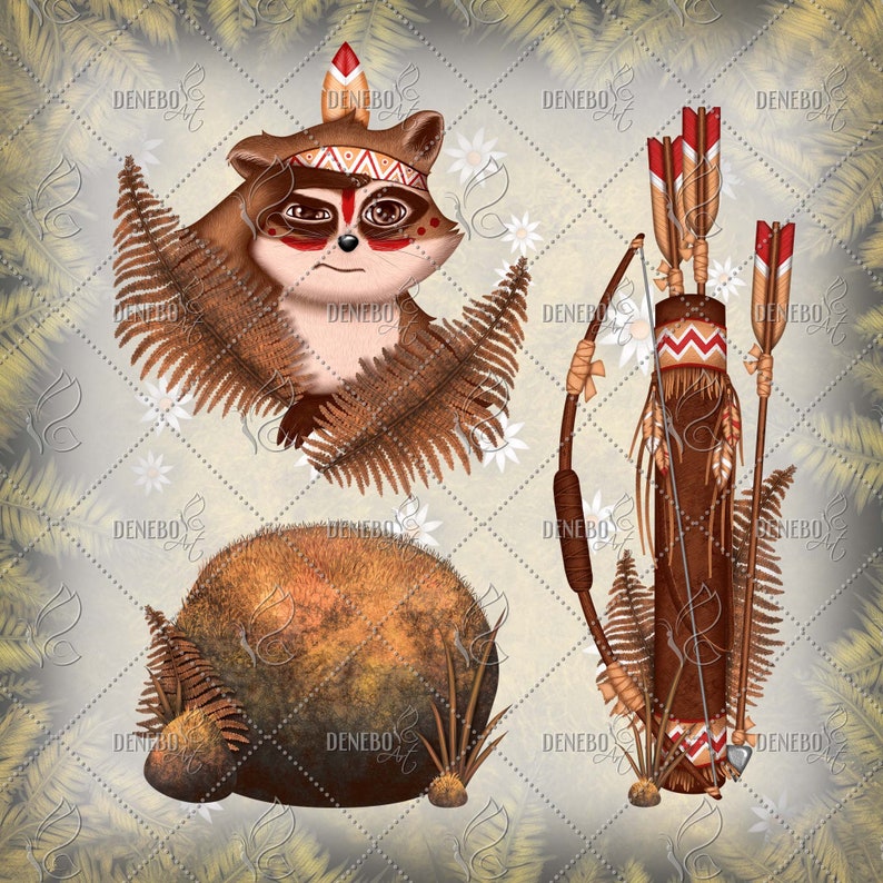 Autumn Clipart Fall Clip Art Native American Clipart Tribal - Etsy