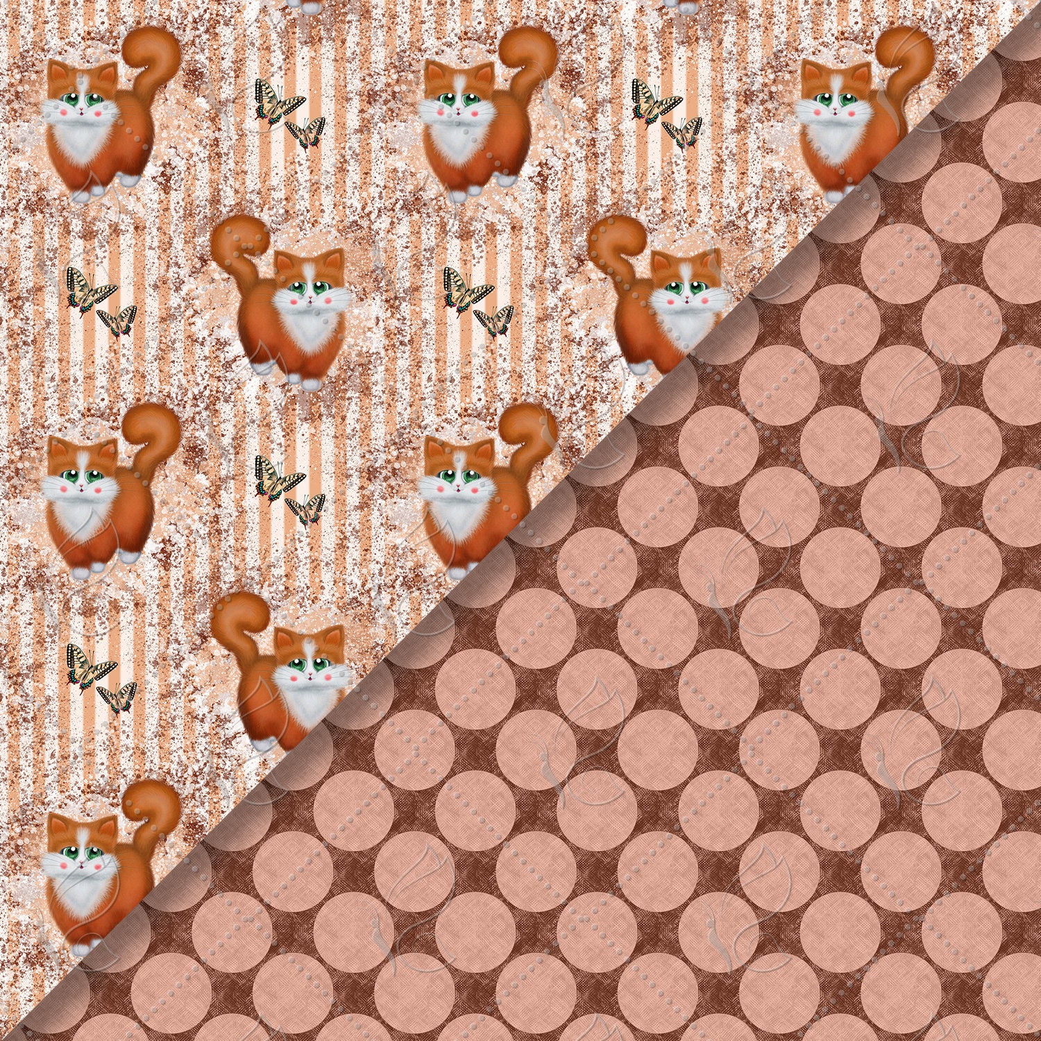 Cat Digital Papers Digital Paper Seamless Pattern Digital - Etsy