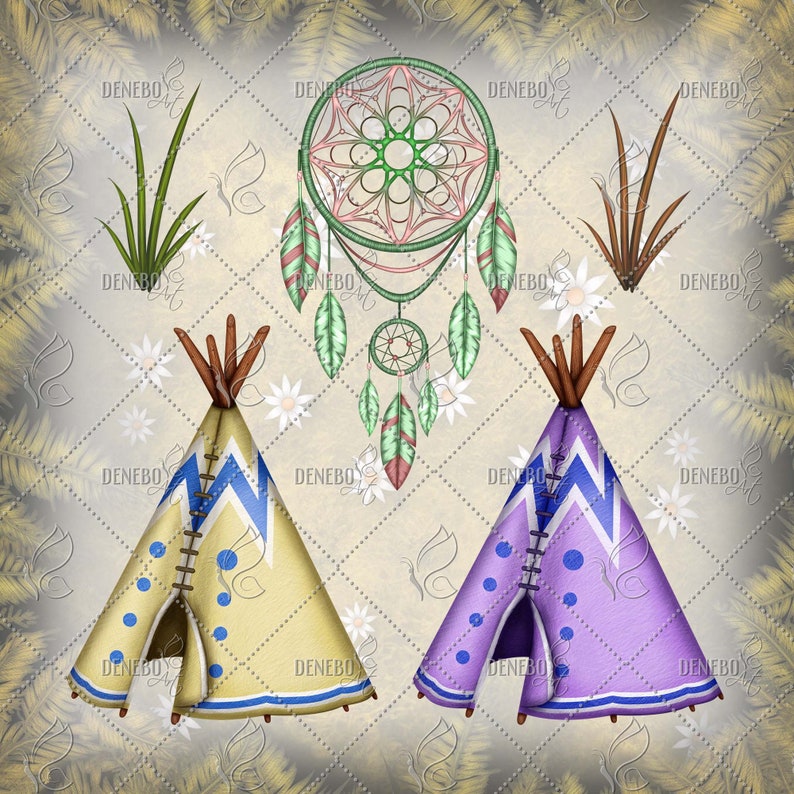 Autumn Clipart Fall Clip Art Native American Clipart Tribal Clip Art ...
