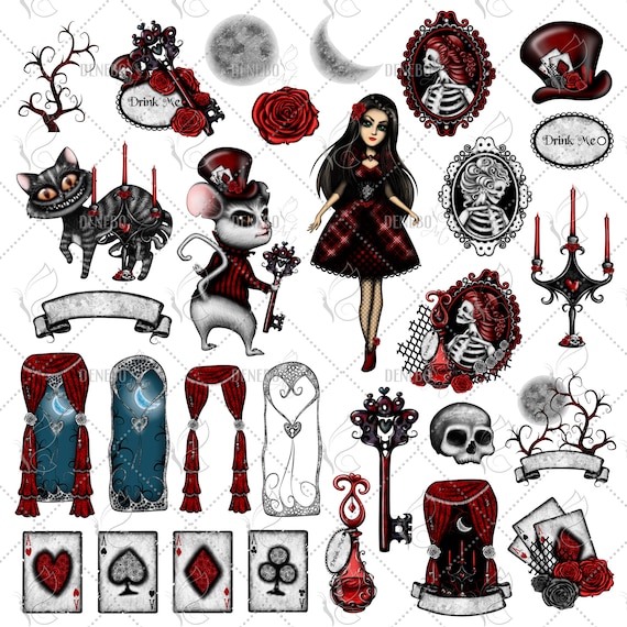 Dark Alice In Wonderland Drawings