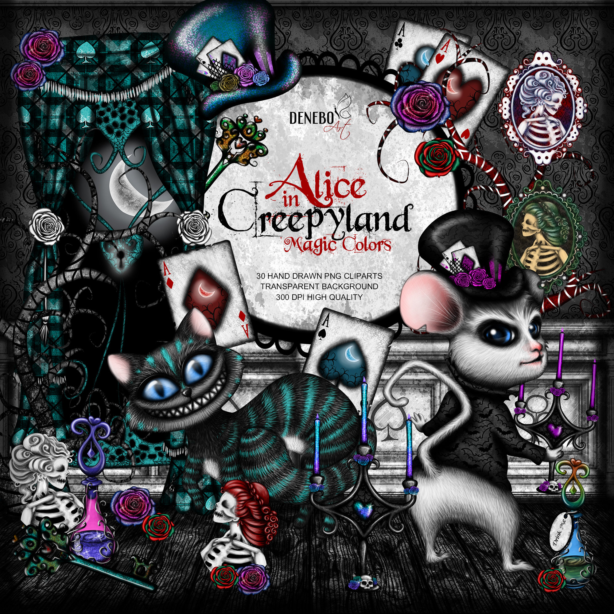 Cheshire Cat Clipart Mad Hatter Clipart Alice in Wonderland - Etsy Ireland