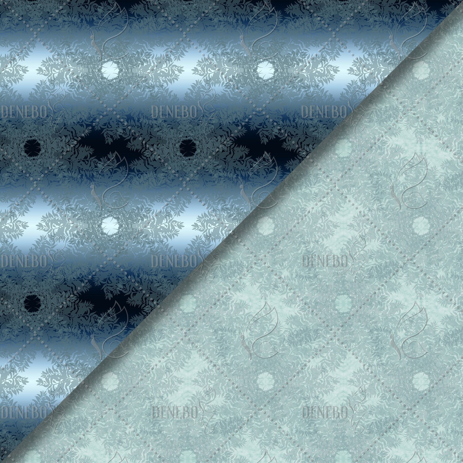 Flower Patterns Sea Plants Papers Fairy Tale Under the Sea Collage ...