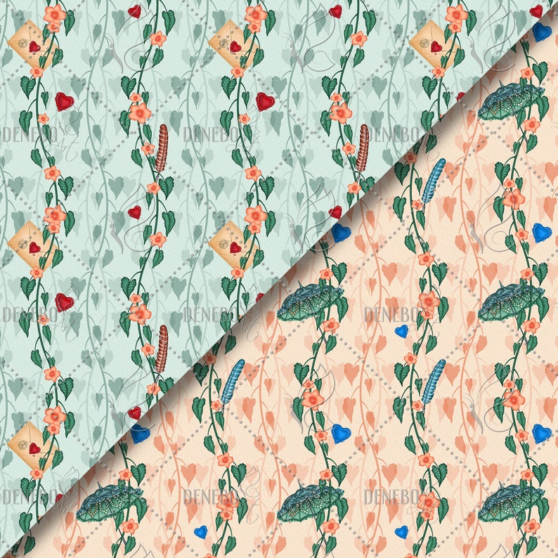 Paris Digital Paper Pack Romantic Digital Set Download Eiffel - Etsy