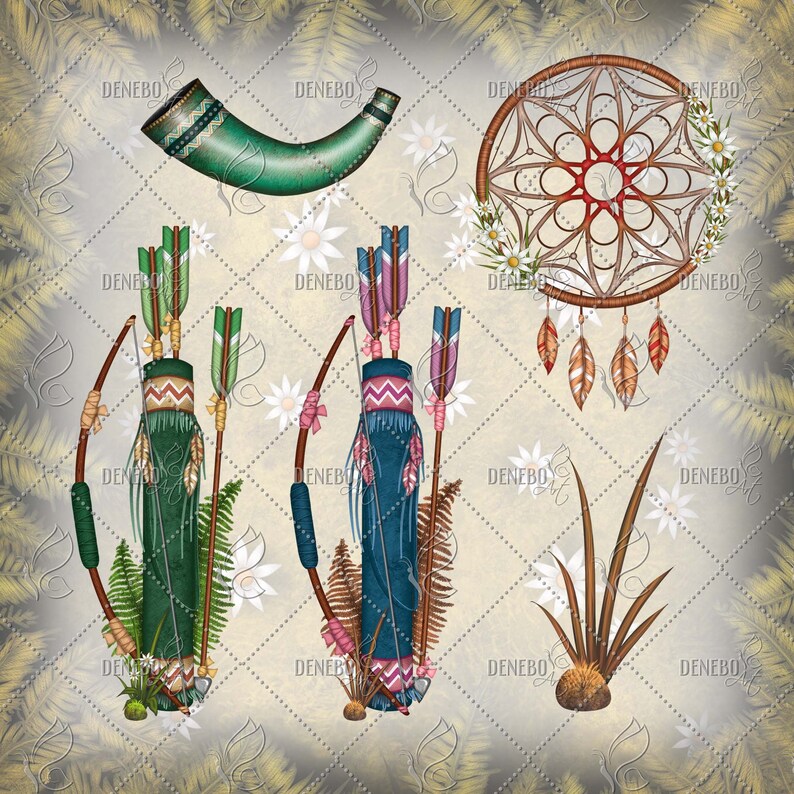 Autumn Clipart Fall Clip Art Native American Clipart Tribal Clip Art ...