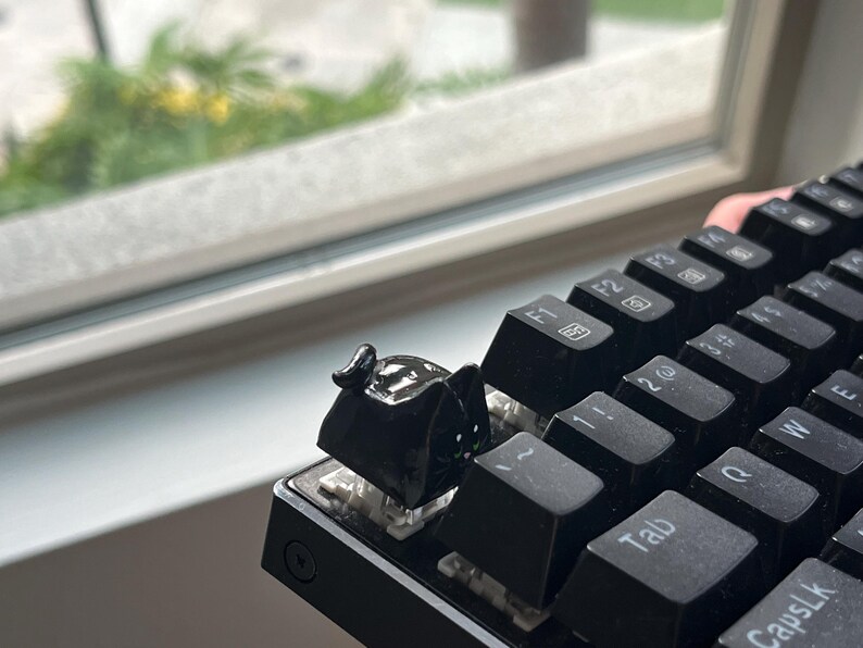 Black Cat Keycap - Etsy