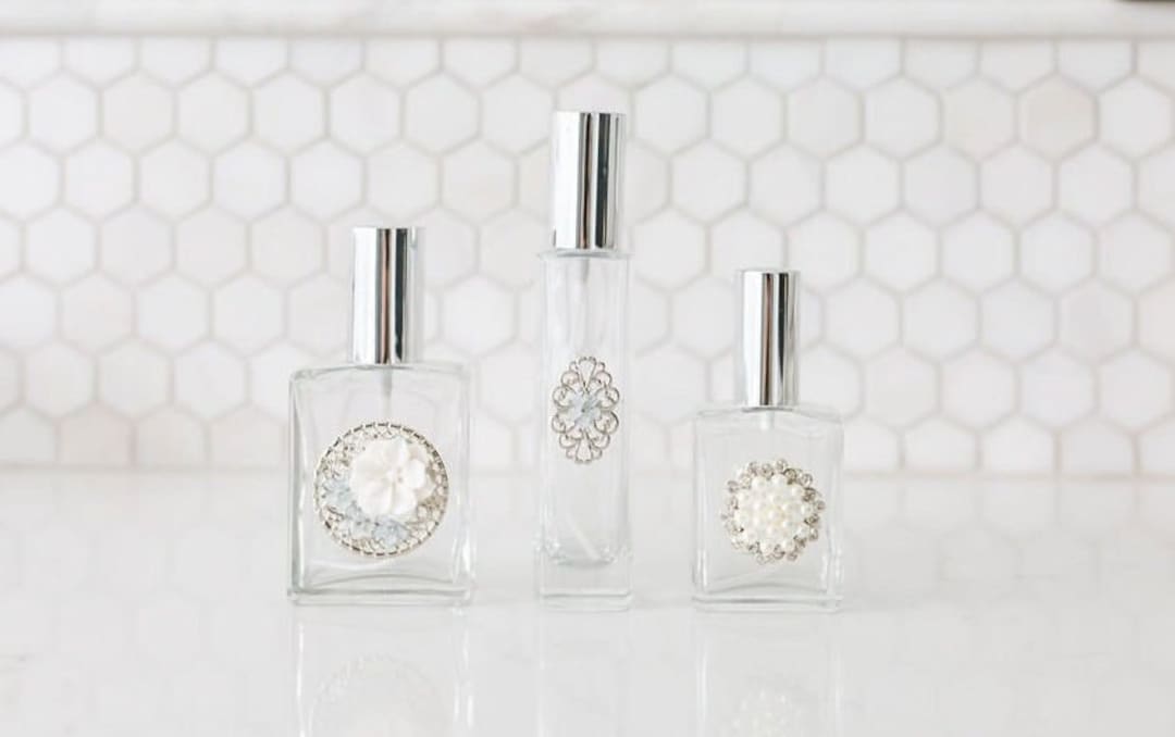 Perfume Bottles, Make Your Own Perfume, Bride Wedding Gift Pretty ...