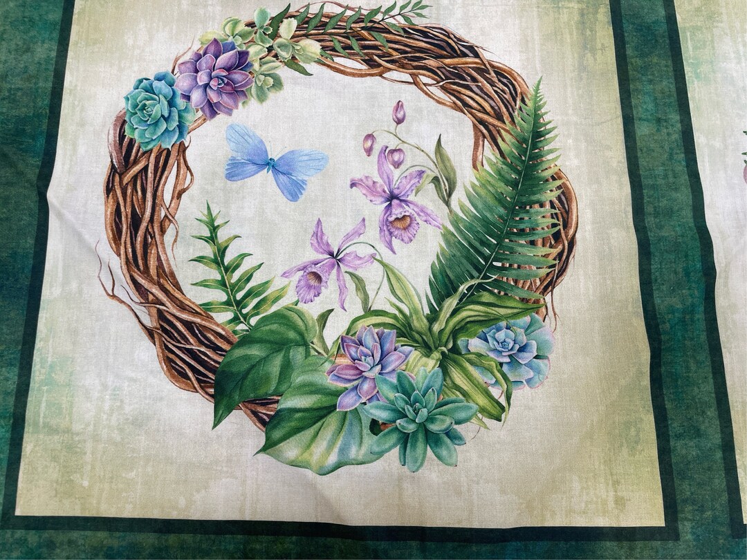 Botanical Succulents - Jason Yenter - in the Beginning Fabric Fern and ...