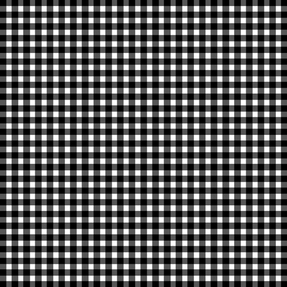 Black Check Maywood Studio Beautiful Basics MAS610-JW - Etsy