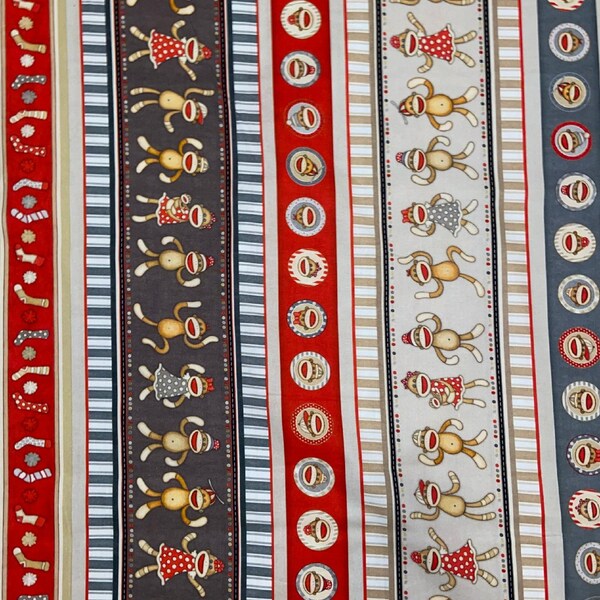 Striped Sock Monkey - Etsy