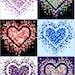 Exploding Heart Quilting Pattern Slice of Pi Quilts - Etsy