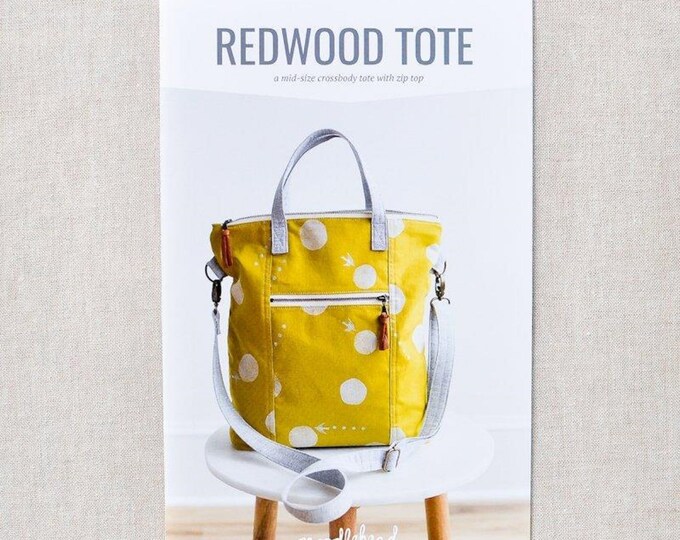 Noodlehead Redwood Tote Pattern- Mid Size Crossbody - Etsy