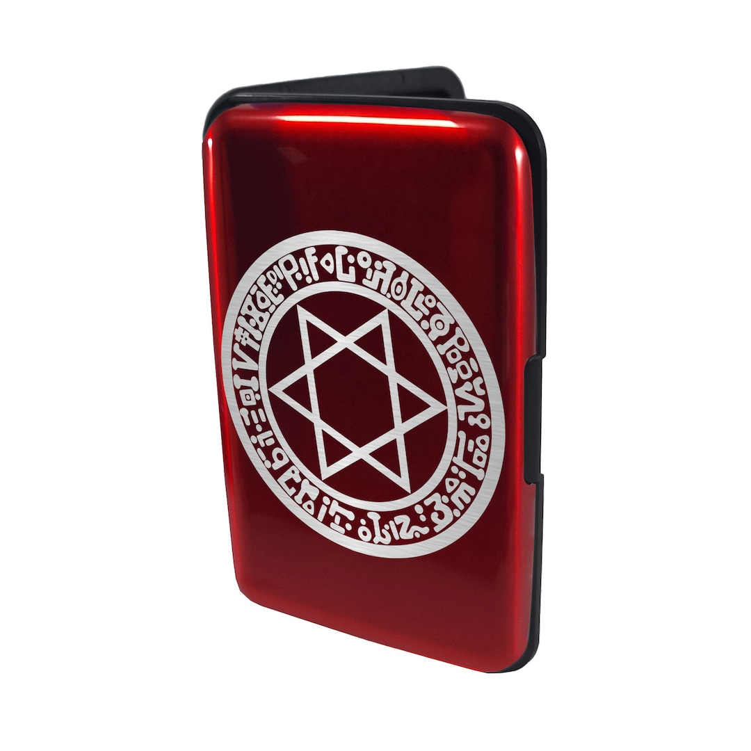 Pocket Case Metal Card Holder- RFID Blocking - Circle - Etsy