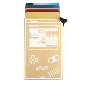 Pop up Metal Wallet - RFID Blocking - Trading Card - Game Parody - Etsy