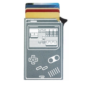 Pop up Metal Wallet - RFID Blocking - Trading Card - Game Parody - Etsy