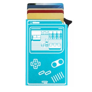 Pop up Metal Wallet - RFID Blocking - Trading Card - Game Parody - Etsy