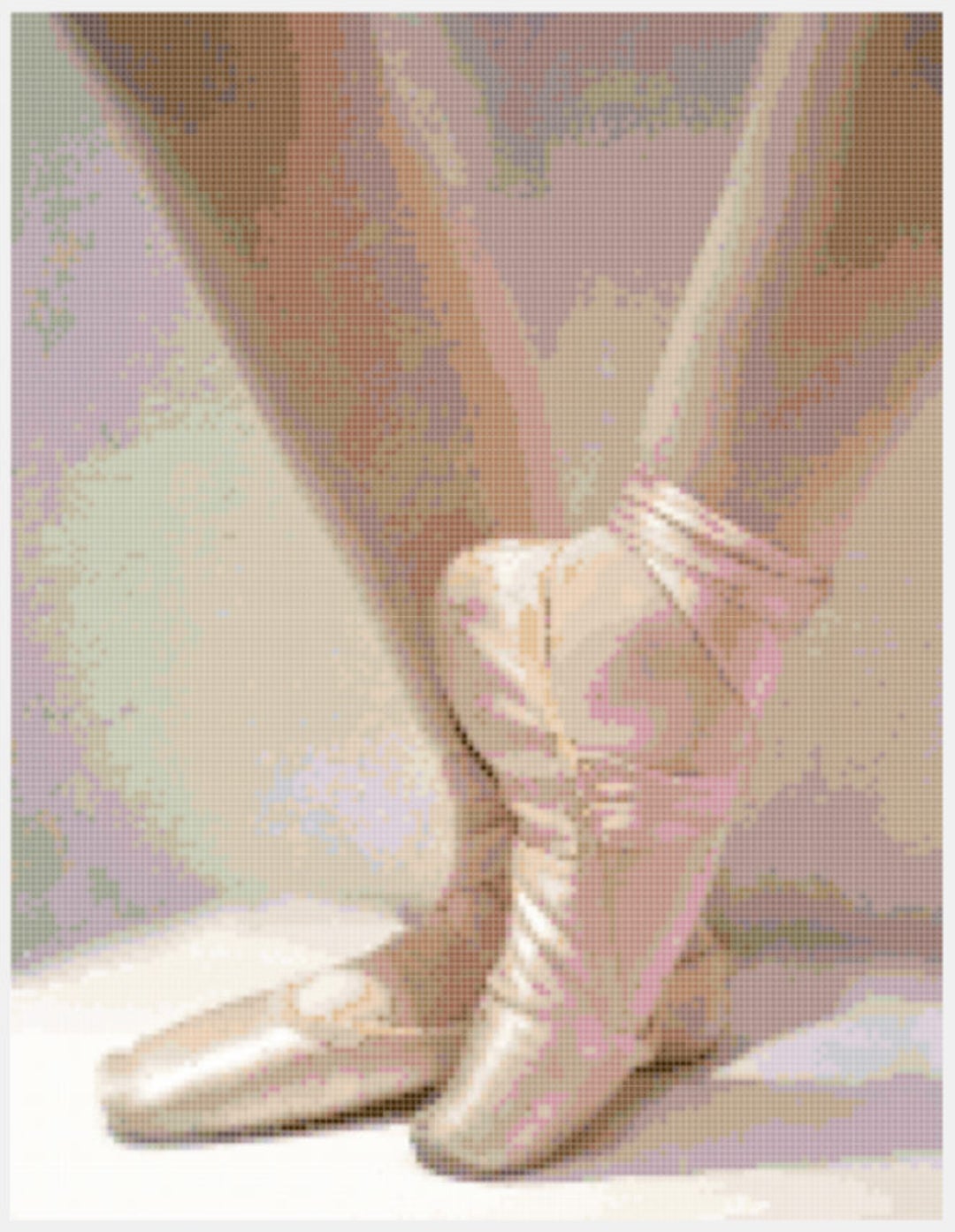Pointe Shoes Cross Stitch Pattern - Etsy