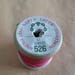 LT. Scarlet 526 J&P Coats Super Sheen, Plastic Cotton Reel, Link Chain ...