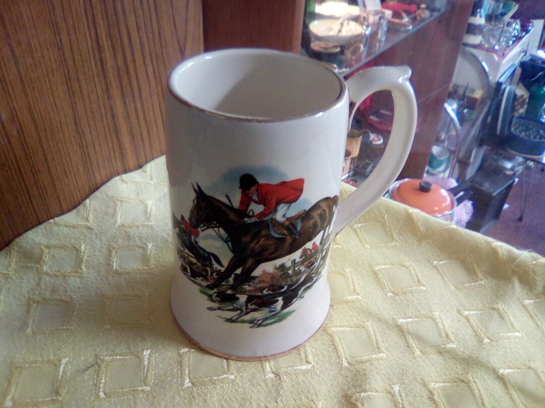 Sandler Large Mug/tankard, game Series Two Different Hunting Scenes ...