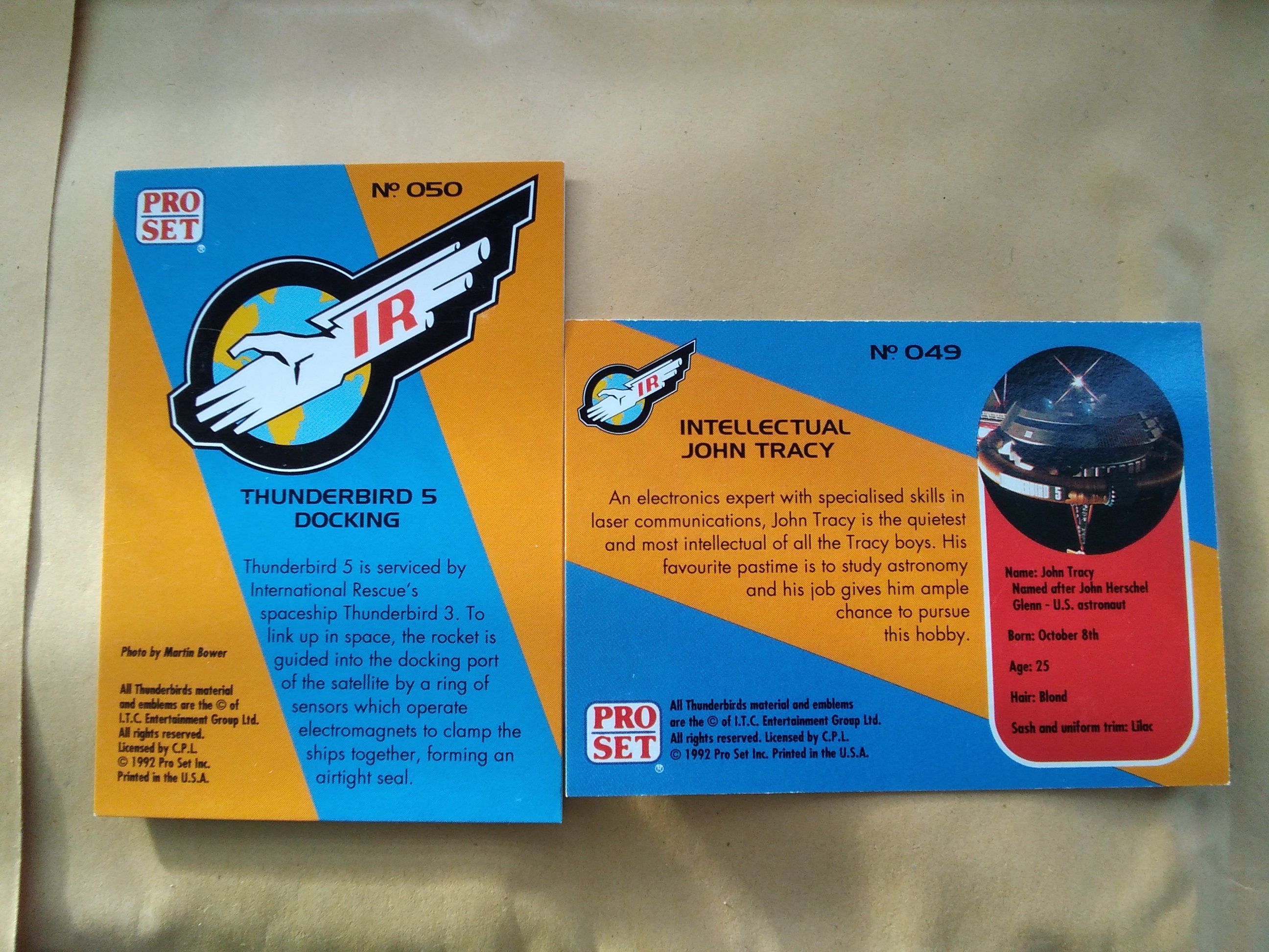 Pro Set thunderbirds Are Go Trading Cards, Number 41 Through to Number ...