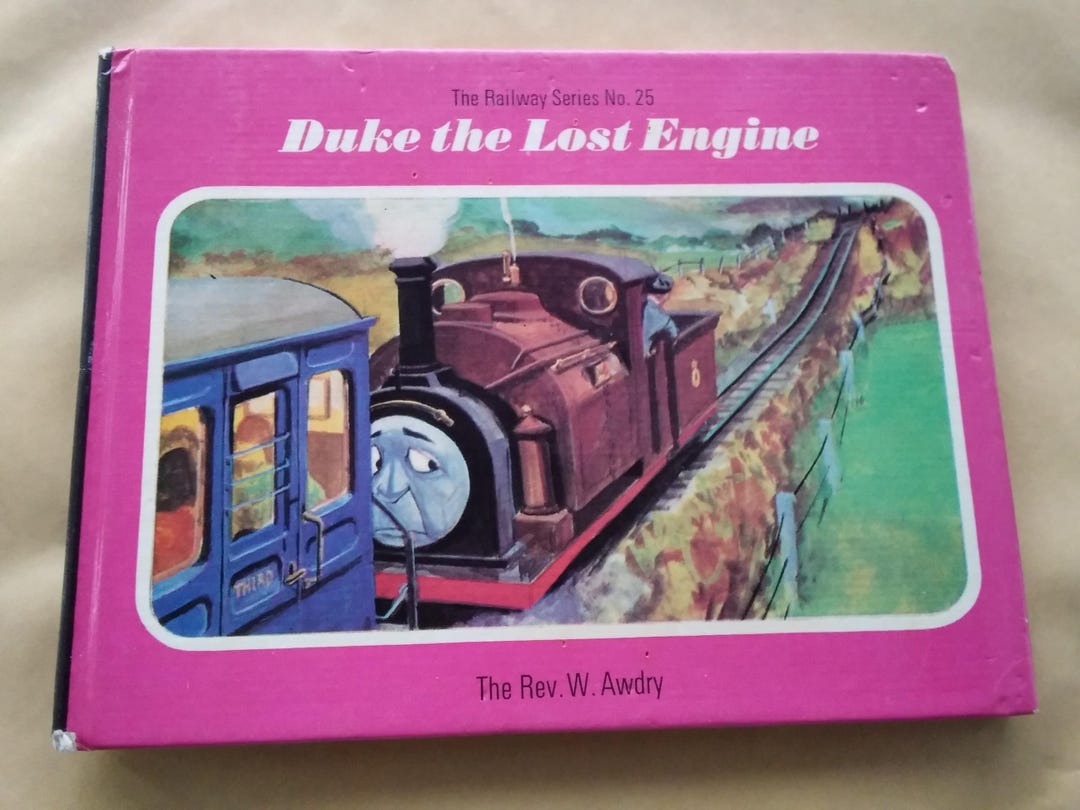 1974 Duke the Lost Engine Railway Series No 25, Child's Hardback Book ...