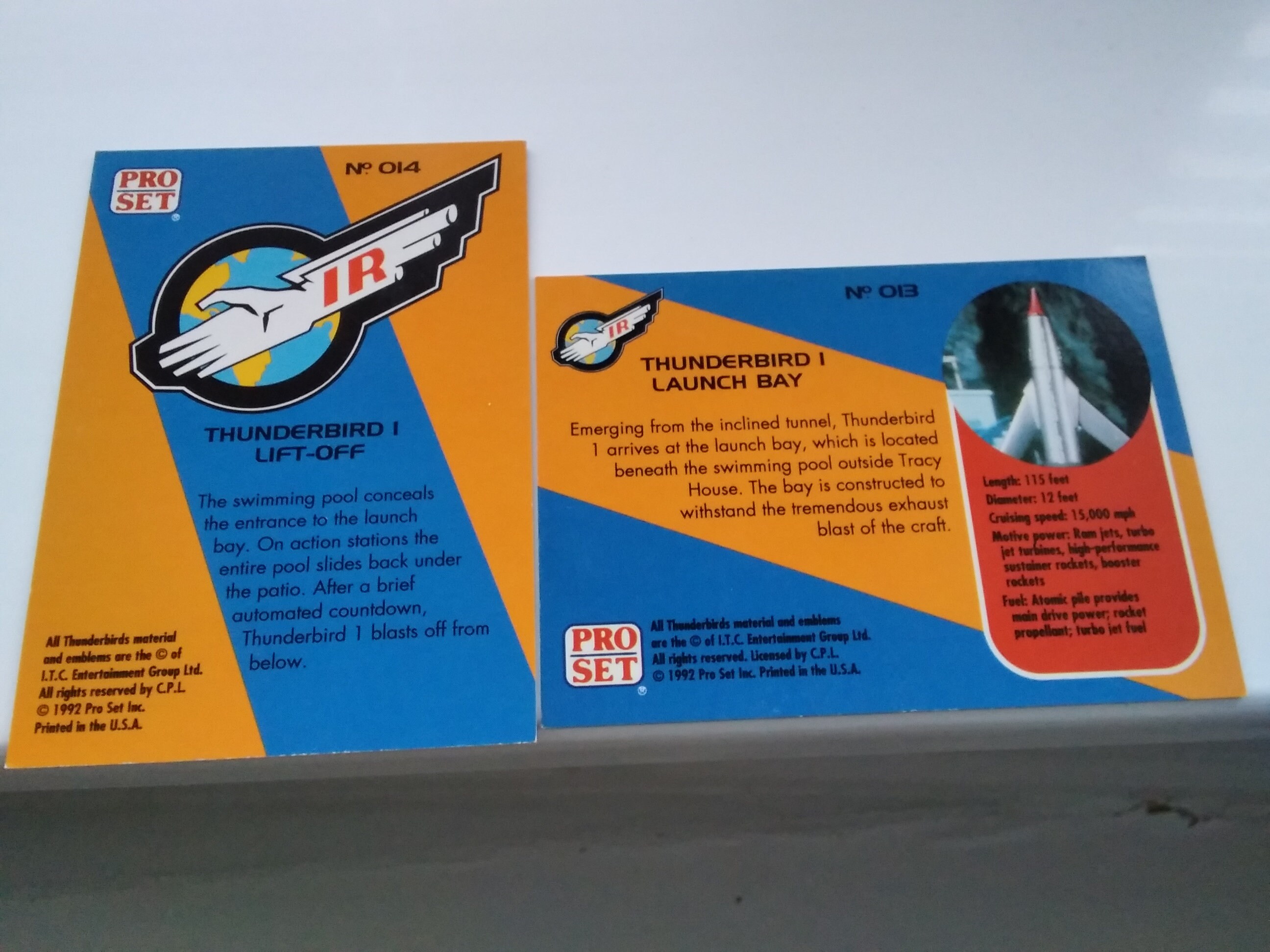 Pro Set thunderbirds Are Go Trading Cards, Number 11 Through to Number ...