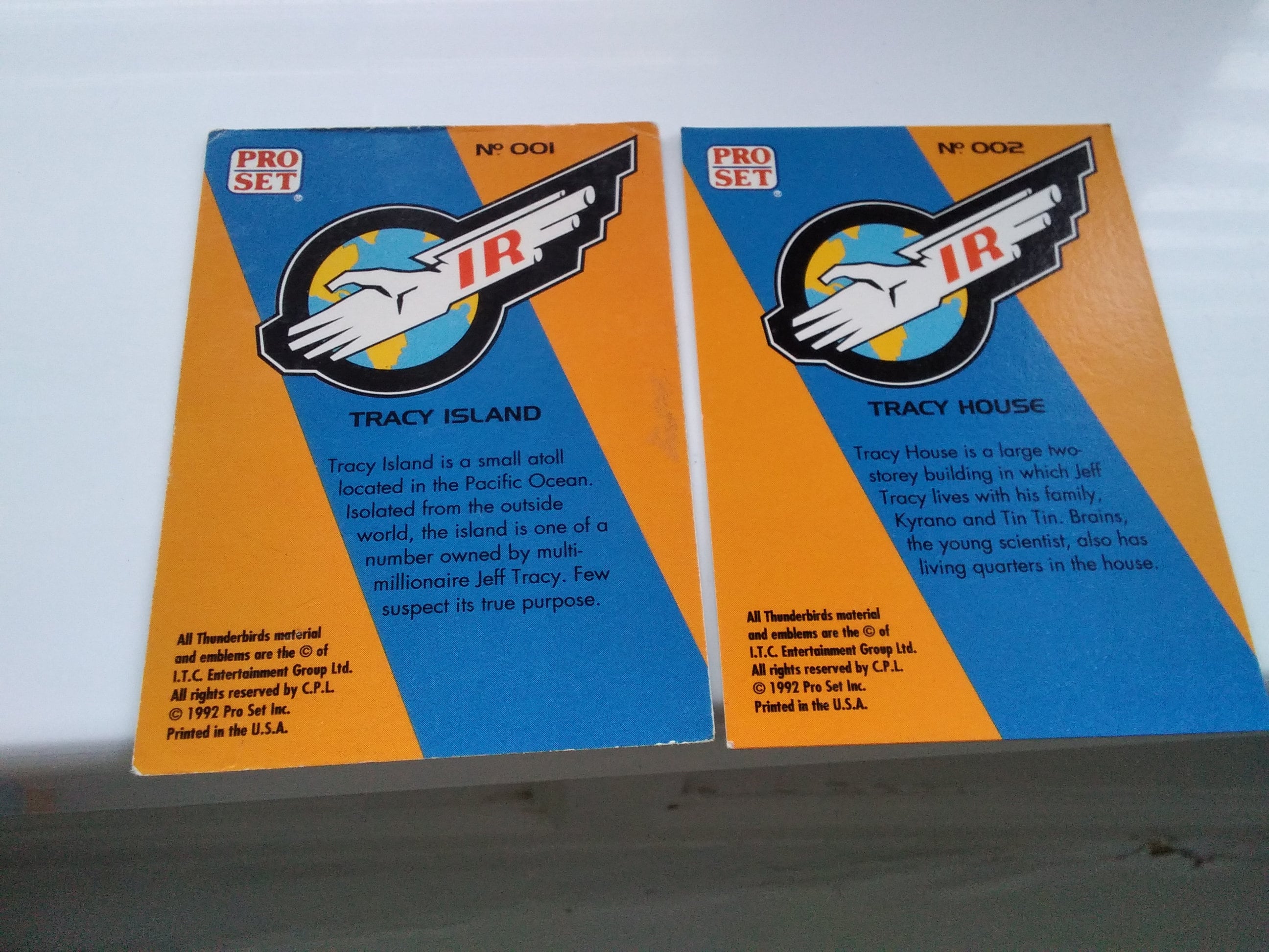 Pro Set thunderbirds Are Go Trading Cards, Number 1 Through to Number ...