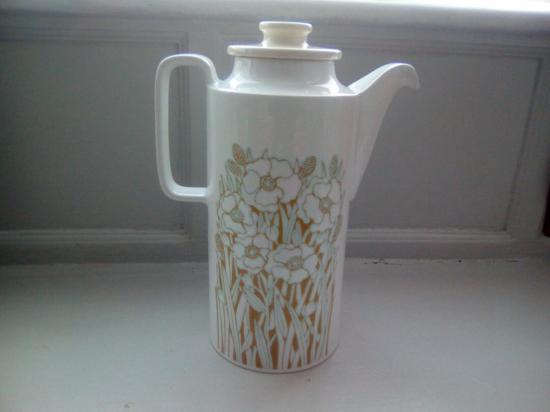 1977 Hornsea fleur Coffee /herbal Tea/chocolate Pot, Studio Pottery ...