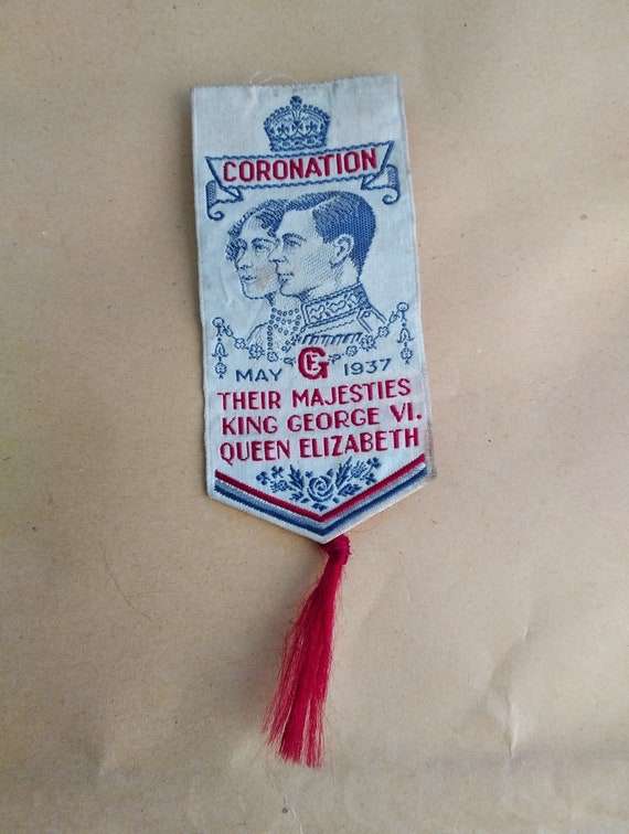 Rare May 1937 Souvenir "Silk Pin" Produced For The "… - Gem