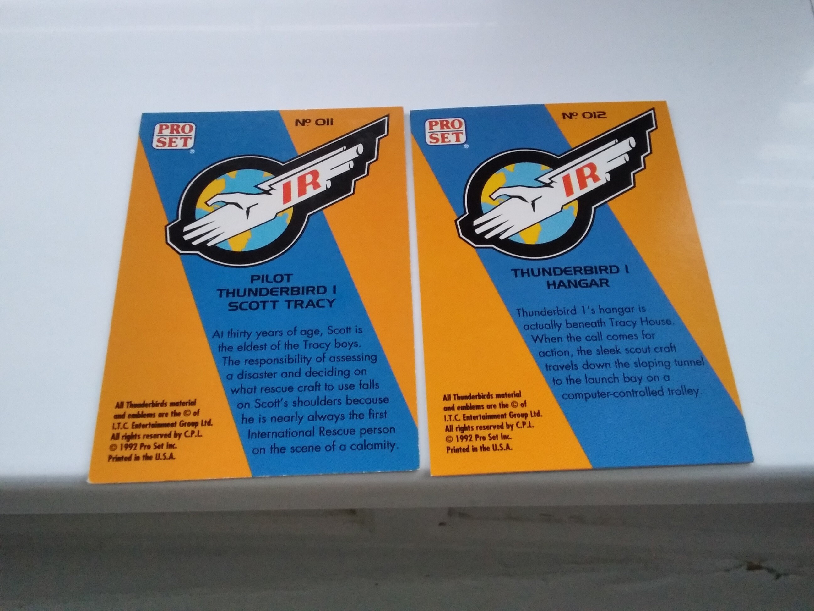 Pro Set thunderbirds Are Go Trading Cards, Number 11 Through to Number ...
