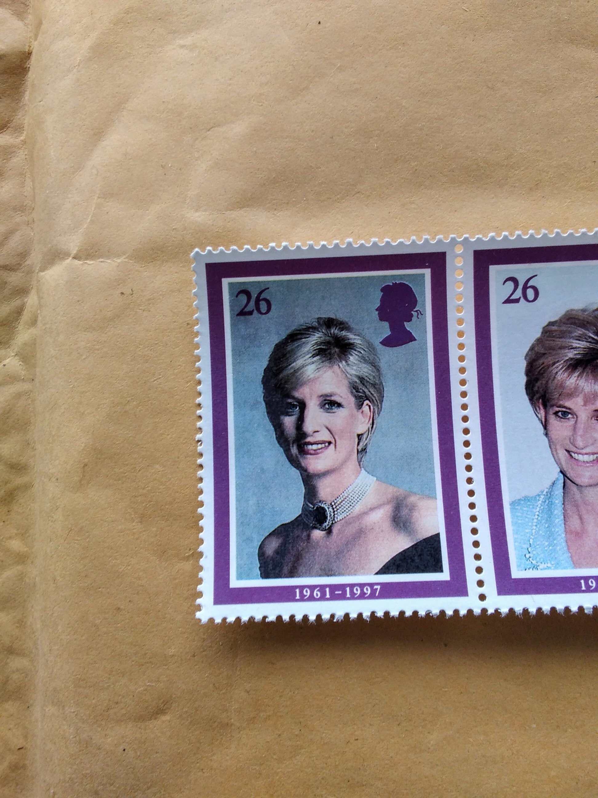 Five Diana Princess of Wales, Issued by the Royal Mail, British ...