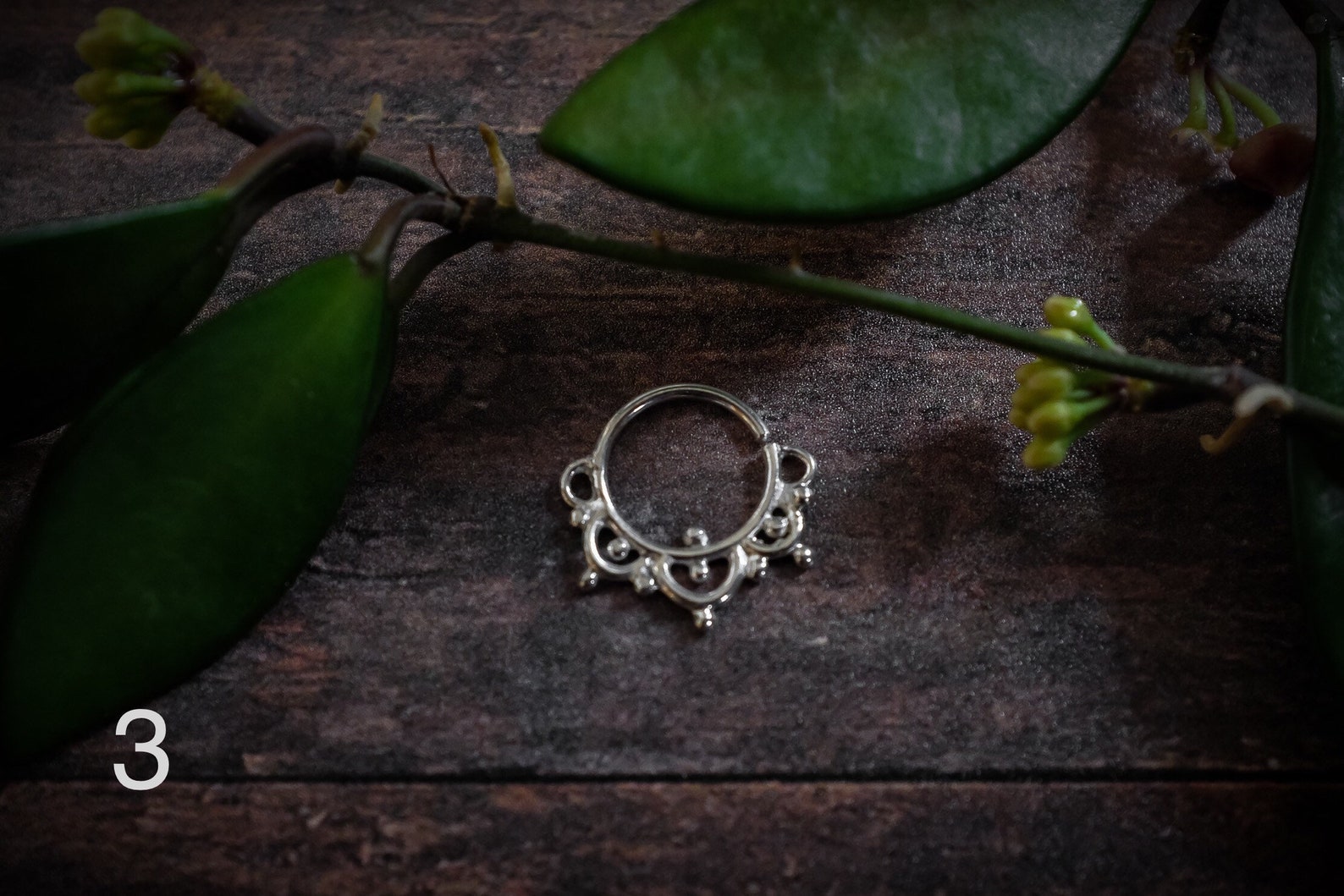 Eco Recycled Sterling Silver Handmade Septum Nose Ring - Etsy