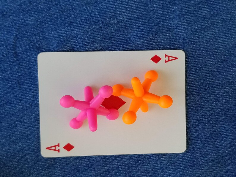 1990s Neon Kids Toys Vintage Jacks Set - Etsy