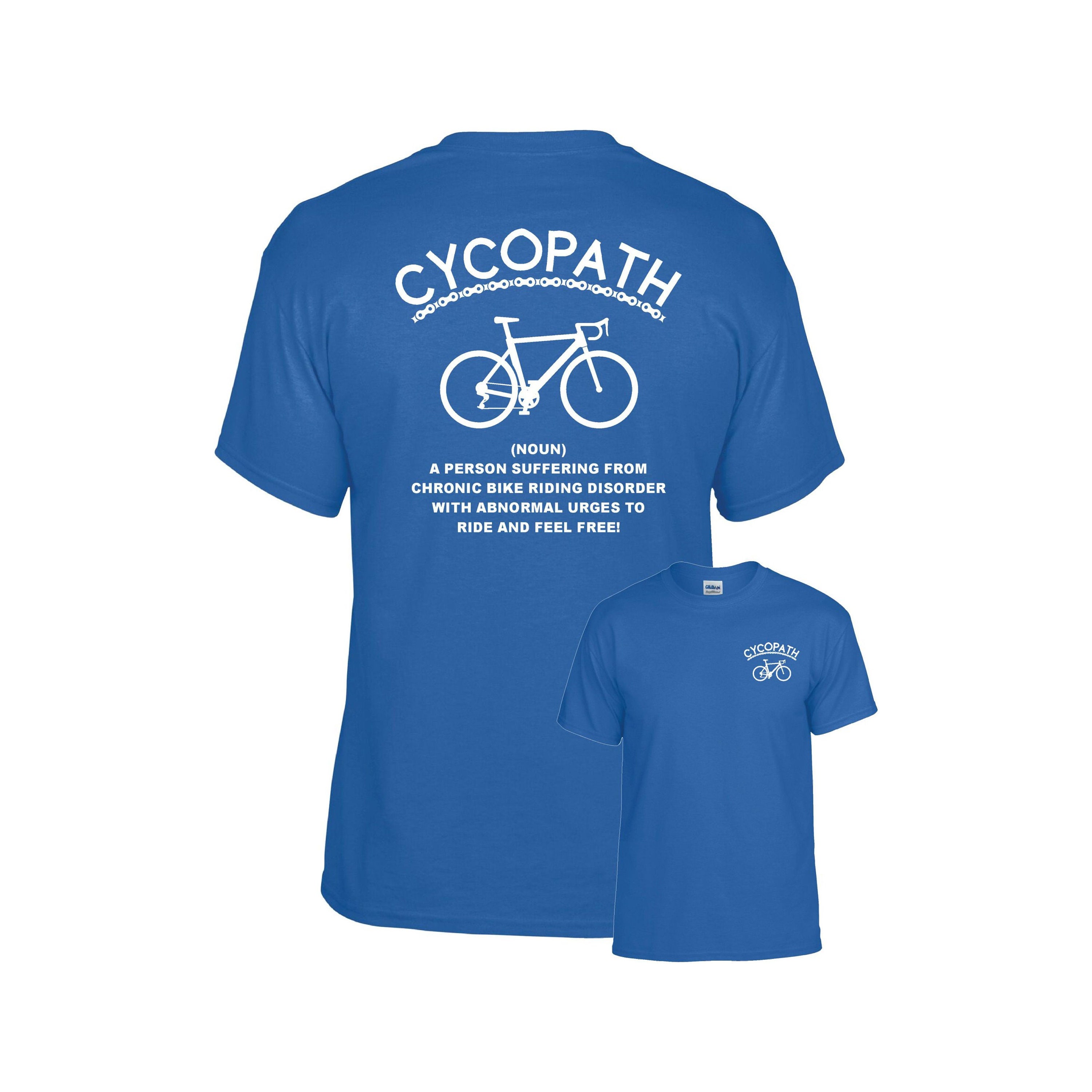Cycling Cycopath Bike Riding Funny T Shirt Tee Bike / - Etsy