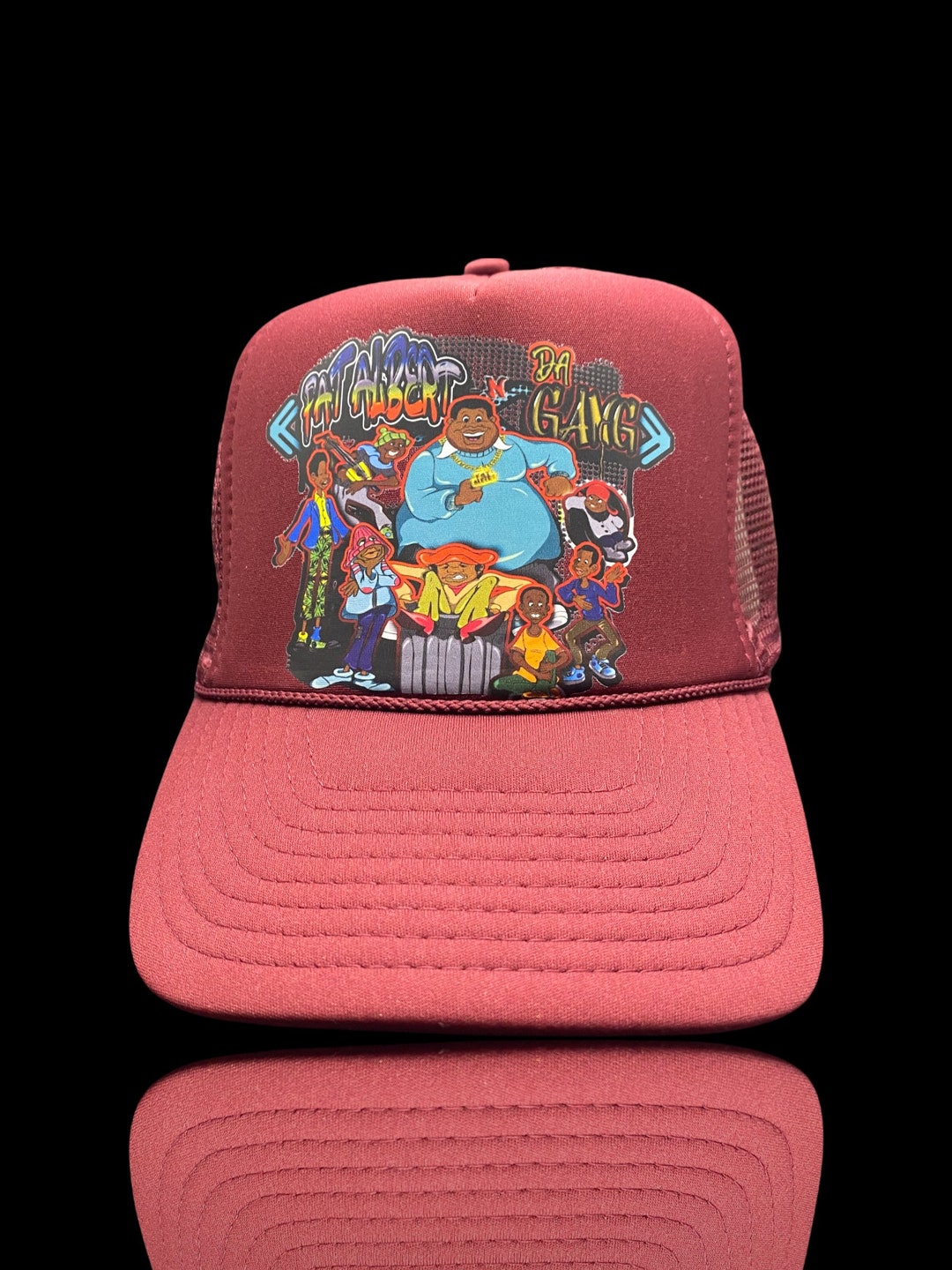 Dreamer Fat Al Trucker Hat Funky Baseball Hat, Groovy Horror Cap ...