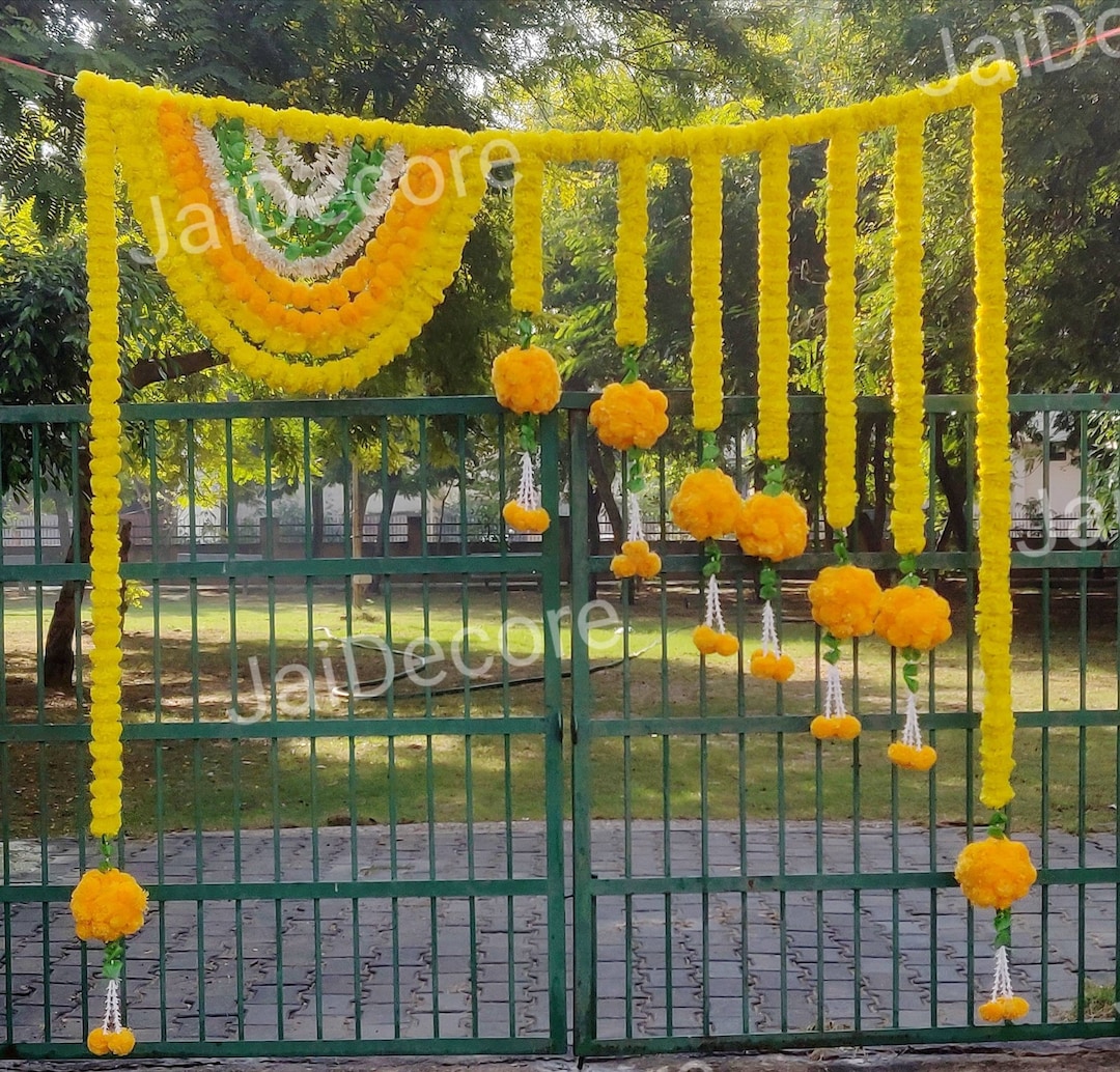 6 Feet Long Flower Toran Artificial Garland Colorfull Flower Toran ...