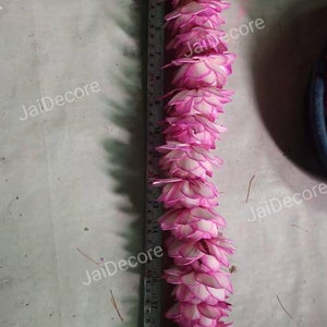 Pair of Sola Wood Indian Decoration Artificial Paper Flower String ...