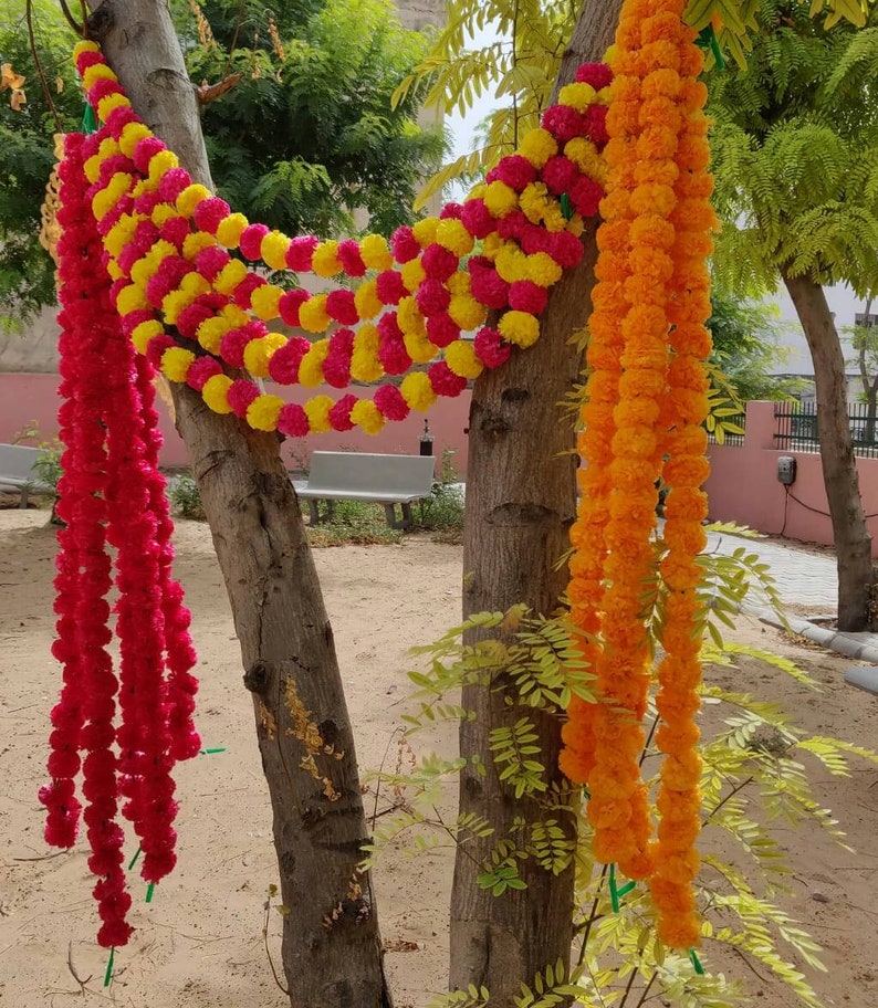 15 Mix Assorted String of Flower Torans Flower Lines Marie - Etsy