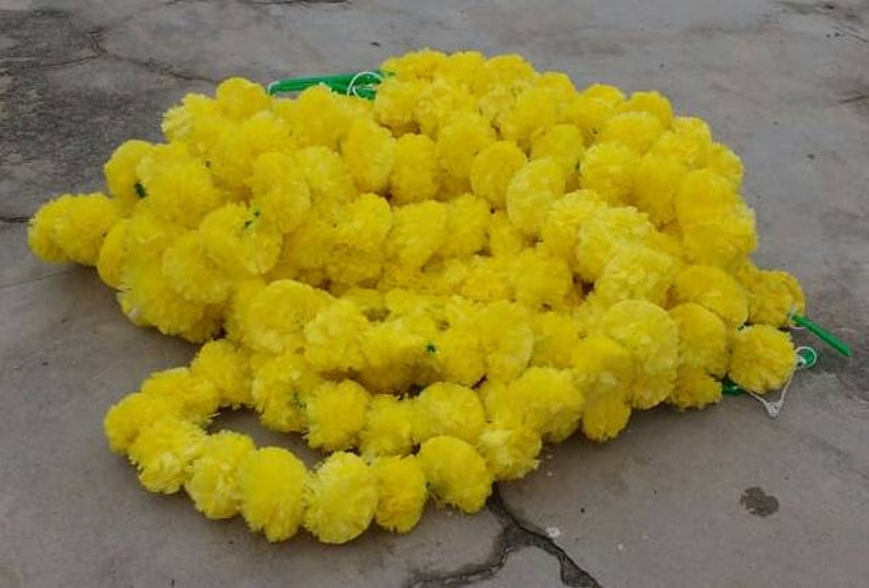 Indian Decoration Artificial Flower Strings Toran Flower - Etsy