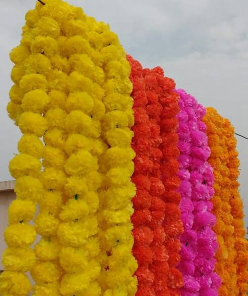 Assorted 20 Pieces of Flower Strings Torans Flower Garland | Etsy