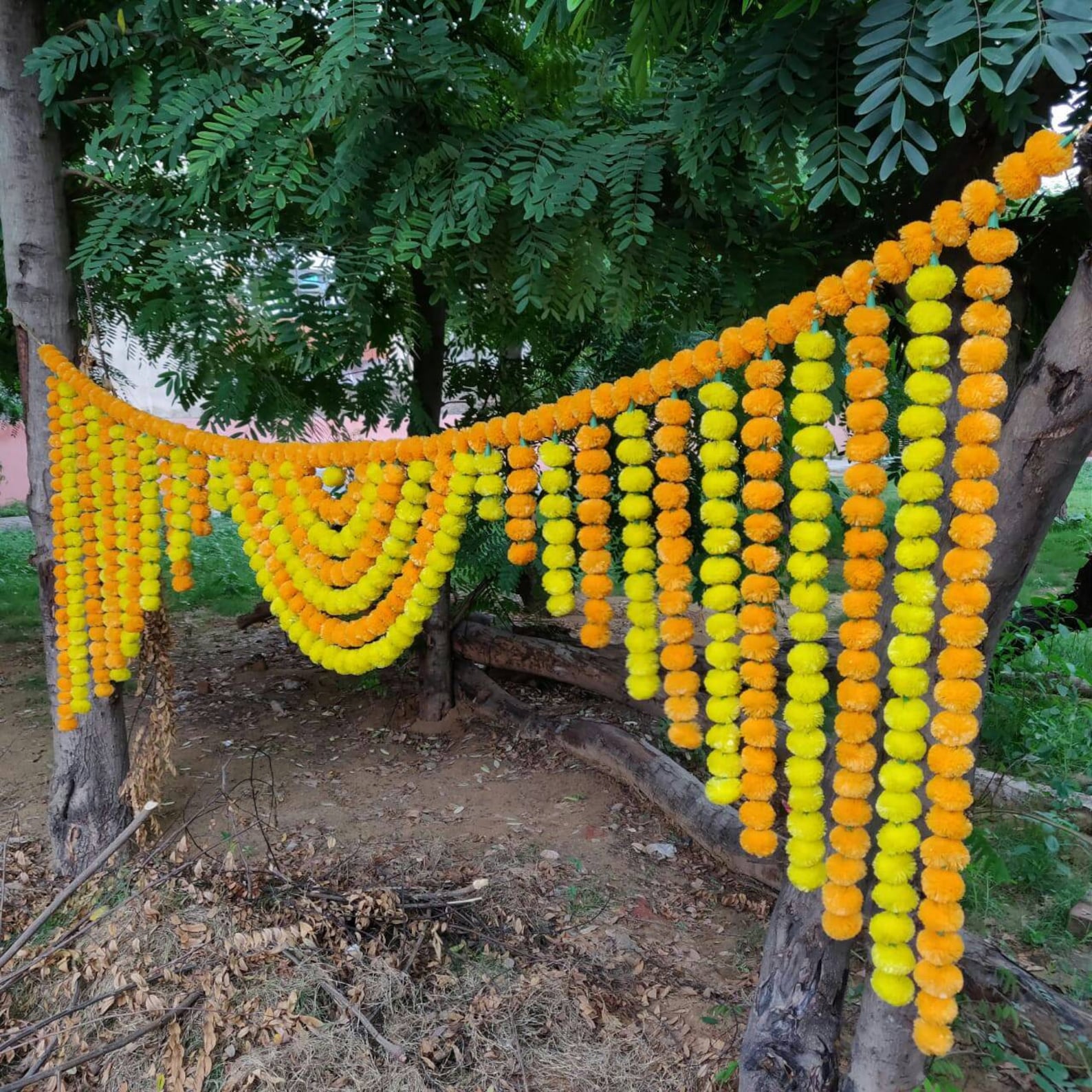 6 Feet Long Flower Toran Artificial Garland Colorfull Flower - Etsy