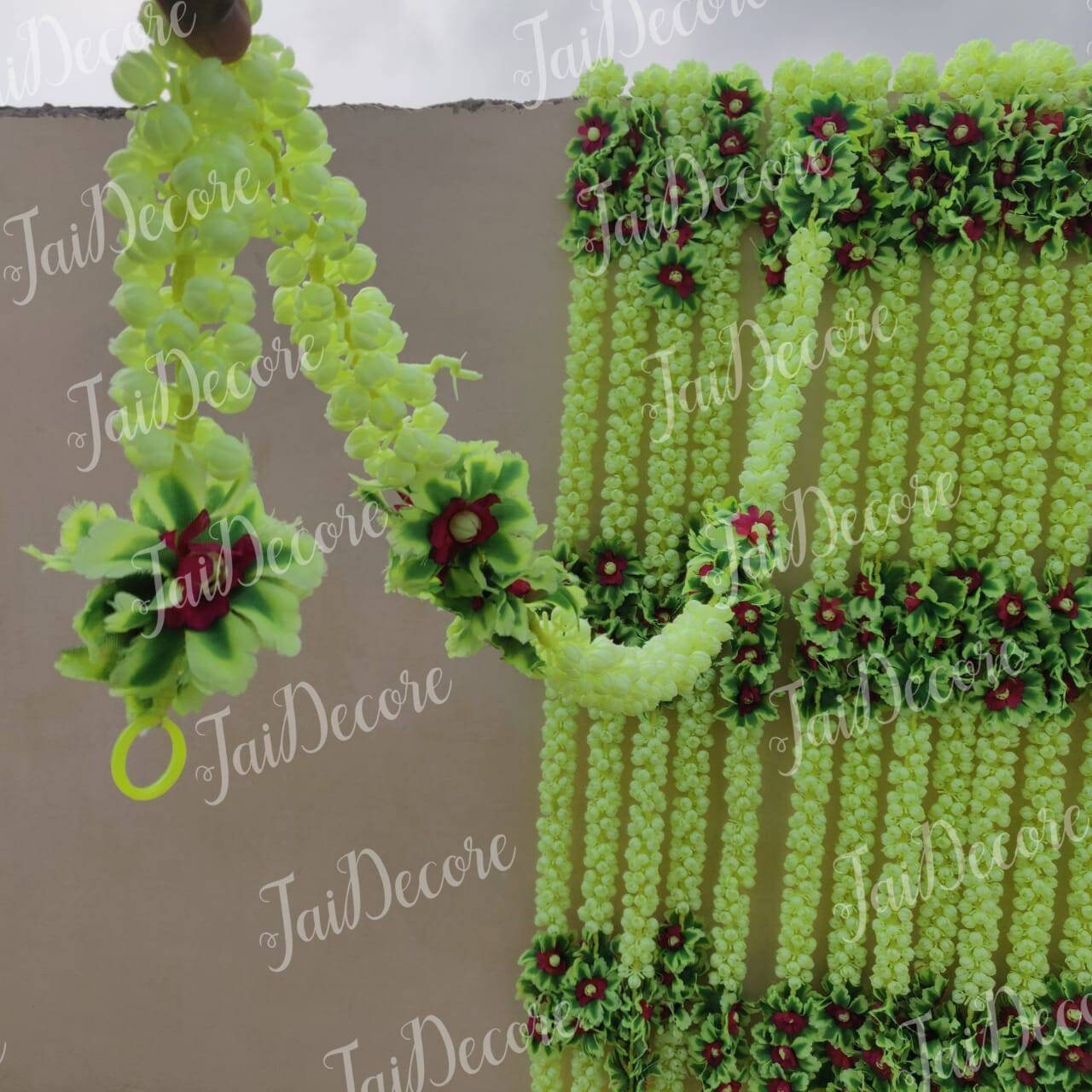 10 Pieces Of Mogra Ladi Flower Strings Torans Flower Garland | Etsy